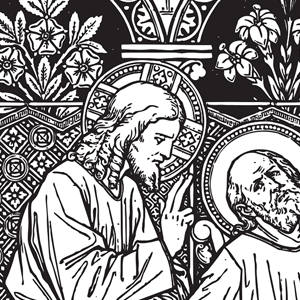 Catholic Line Art, Black and White • Installment #43