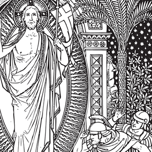 Catholic Line Art, Black and White • Installment #65