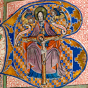 Polyphony (3 voices) by Morales with Hymn (2 voices) for the Holy Trinity