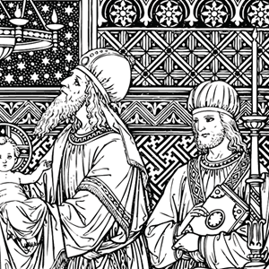 Catholic Line Art, Black and White • Installment #59