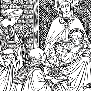 Catholic Line Art, Black and White • Installment #48