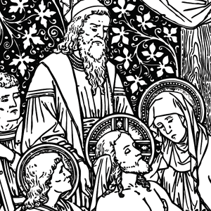 Catholic Line Art, Black and White • Installment #47