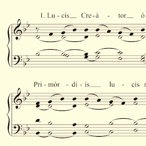 PDF Download • “Lucis Creator Optime” (Vespers Hymn)