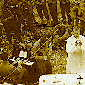 Holy Mass During World War II • (9 April 1944)