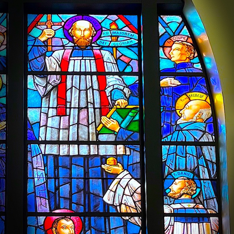 “North American Martyrs” • Stained Glass Window