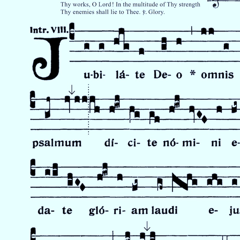 Introit • “Jubiláte Déo” (3rd Sunday after Easter)