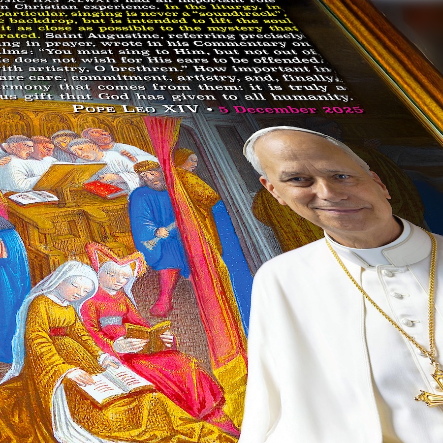 (5 Dec. 2025) • Pope Leo XIV Speaks on Liturgical Music